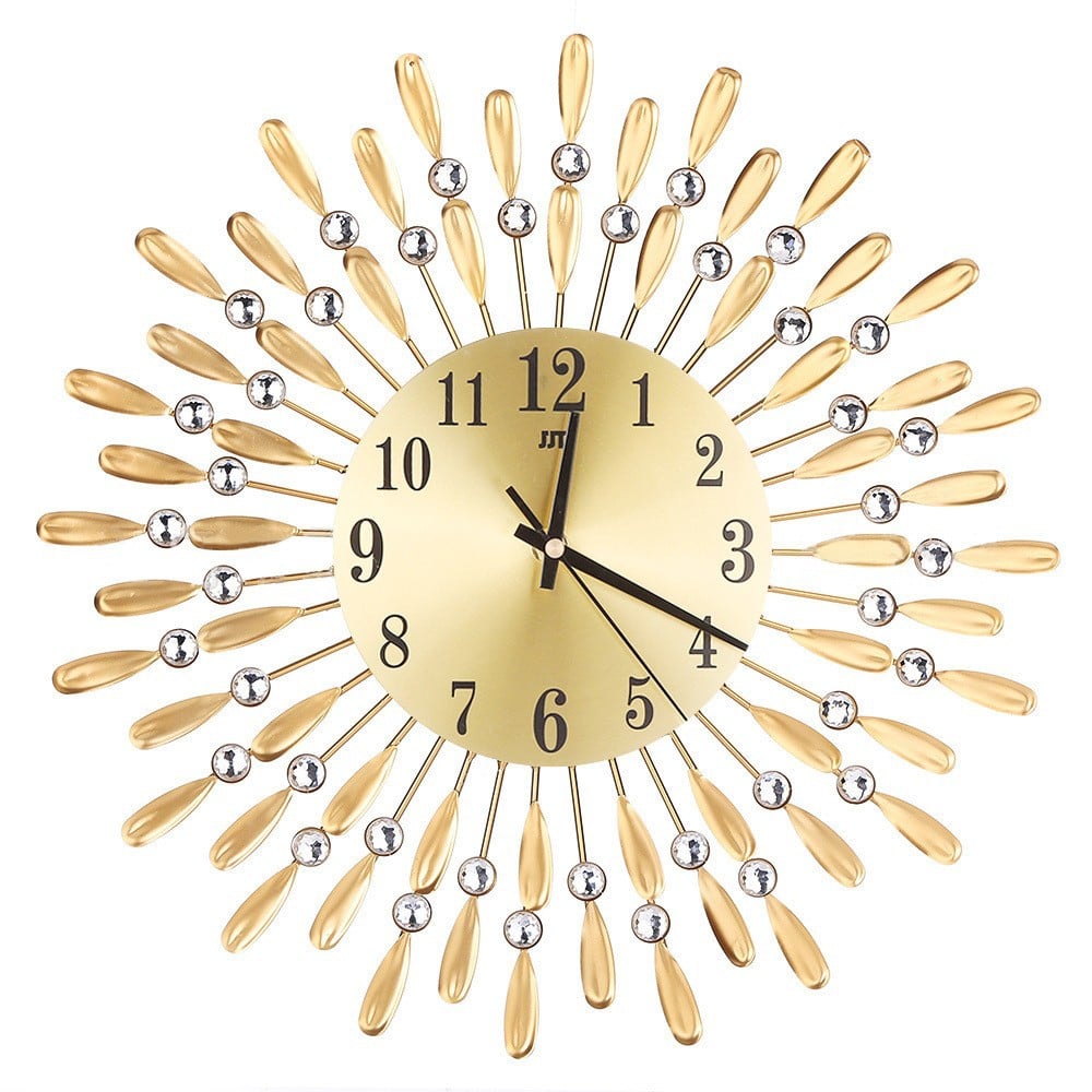 　　　 ◆◇◆売れている秘密◆◇◆ 【溢れる北欧風デザイン】太陽のような放射状のフォルムが壁面を華やかに彩る、モダンでエレガントな掛け時計です。ゴールドの輝きと繊細なラインが融合し、飾るだけでお部屋の雰囲気をワンランク上の贅沢な空間へと変え...