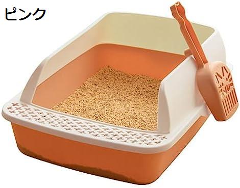　　　 ◆◇◆人気の秘密◆◇◆ 【サイズ】本体サイズ(幅×奥行×高さ):36×48×21 cm 　大きな空間のトイレは猫ちゃんのニーズを満たすことができます。各段階の猫の体型に適しています。 猫砂の飛び散りを効果的に防止：高いフェンスで猫砂...