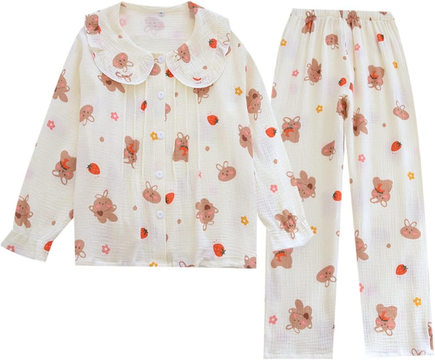 　　　 ◆◇◆売れている秘密◆◇◆ 高品質コットン素材を使用して、保温性が優れて、お肌に優しい気持ちの良い着心地、ふんわり、暖かいパジャマです。良質な睡眠も幸せ感も満点です。 精密の製造工芸にこだわって、細かく処理されて出来上がった上品のパ...