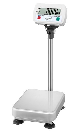 ひょう量:30kg 最小表示:0.005kg(0.01kg) 計量皿寸法:300(W)x380(D)mm 表示モード:kg、個数 電源:単一乾電池x6個(別売)