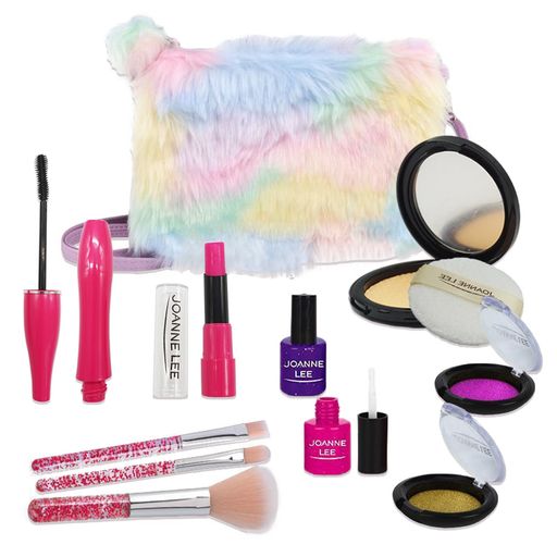 【13PCS・メイクセット】:この化粧品おもちゃセットには、口紅、マニキュア、チーク、マスカラ、パフ、ブラシ、レインボーバッグなどが含まれています。バッグは化粧品を持ち運ぶのに使用でき、化粧品の保管に便利です。お出かけの時にもオシャレに持ち...