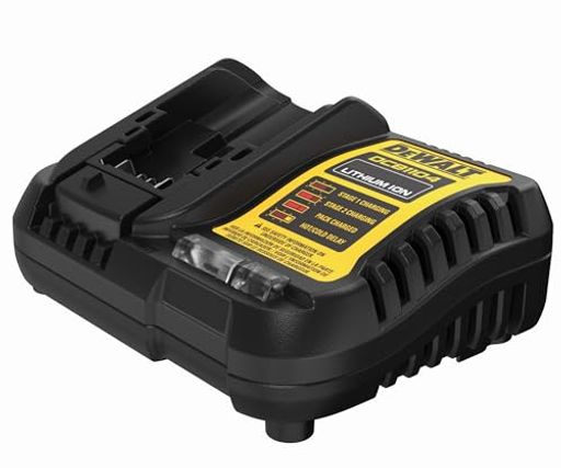 出力電流4Aの充電器 Dewalt製10.8V / 18V Li-Ionバッテリ、およびFLEXVOLTバッテリーが充電可能 入力電圧:AC100V 50/60Hz 出力電圧:DC22V 出力電流:4A 質量:0.46kg