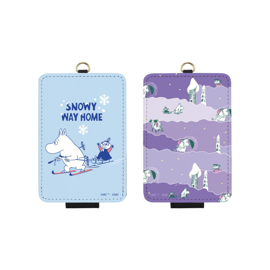 PU製のICカードケースです。かばん取り付け用ストラップ付き。ムーミン【SNOWY WAY HOME】 ICカードケース PU製のICカードケースです。かばん取り付け用ストラップ付き。 品番 商品コード ラインナップ JANコード MMN-...