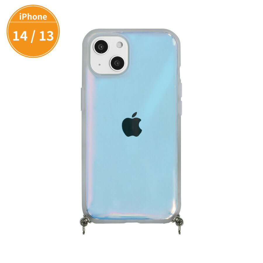 裏面を覆うiPhone14,iPhone13兼用のストラップリング付きケースです。PC+TPU一体成型のハイブリッド構造による耐衝撃タイプ。キズを防ぎ、軽微な振動や衝撃から守ります。持ちやすさを追求した形状とTPU素材特有のゴムのような柔軟...