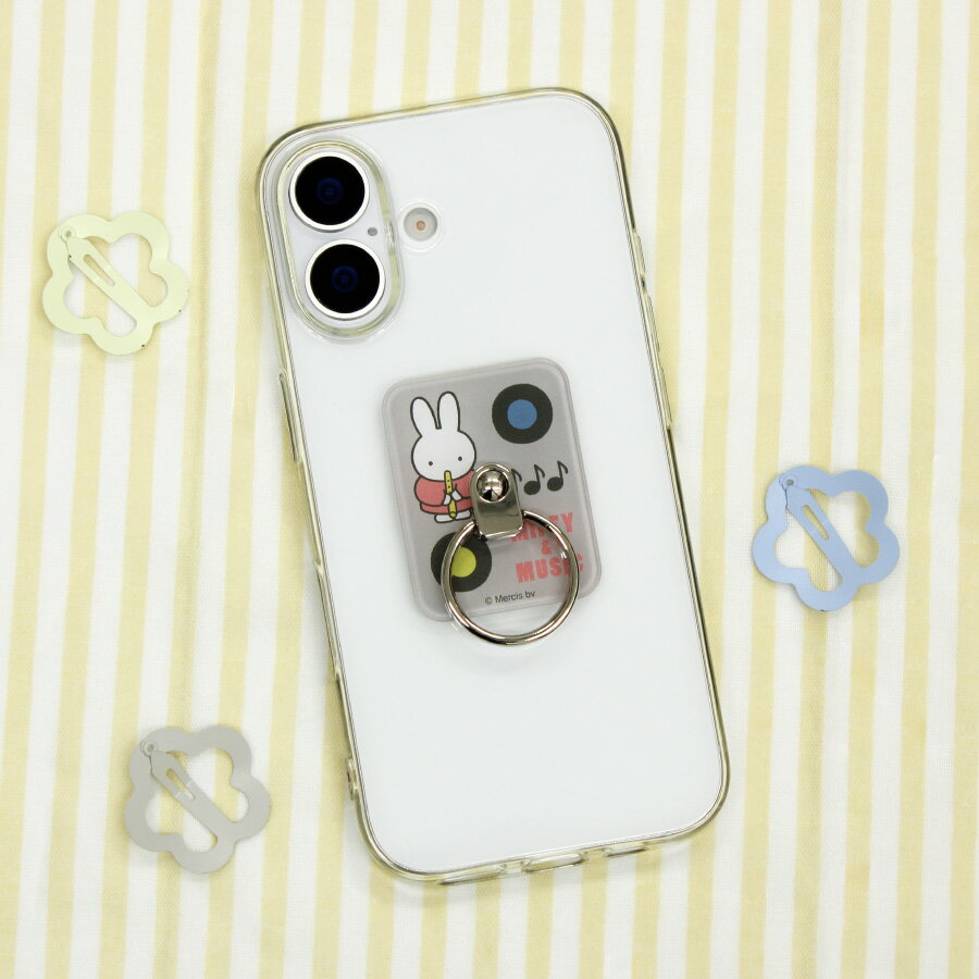 スマートフォンの背面に貼り付けるアクセサリです。リングに指を通すことでスマートフォンの持ちやすさを向上し、落下を防止します。スタンドとしてもご使用いただけます。リングは360°回転します。接着面が十分に広く平らなプラスチック(ポリカ—ボネー...