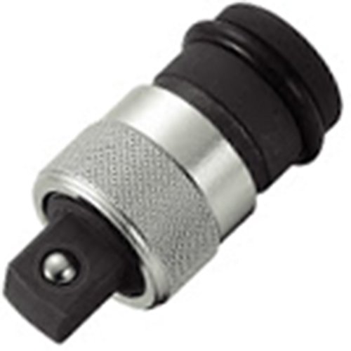 差込角9.5mmブラック|グレー/凸:9.5mm/凹:9.5mm/EPA-3・パッケージ個数:1・差込角:9.5mm(3/8)・全長:42mm・本体重量:60g・ソケット部外径:20mm・角ドライブ部:9.5mmインパクトレンチでソケットレ...