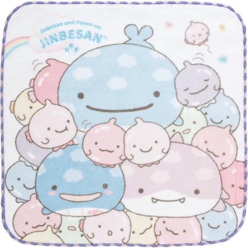 ミニタオル/ワンサイズ/CM53001・Color:ミニタオル・パッケージ個数:1・サイズ：約H250×W250mm・綿100％・シャーリング加工・メロウ巻き商品紹介 じんべえさんのかわいいミニタオルが登場しました☆ 安全警告 なし