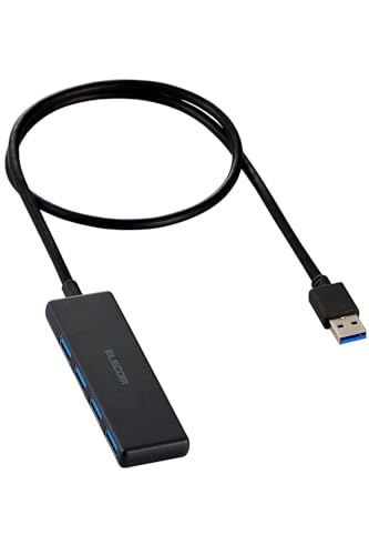 ブラック/ケーブル長60/U3H-H043BK/E・Size:ケーブル長60・パッケージ個数:1・USB-Aポートを増やしてデスクまわりをすっきり。4つのUSB-Aポートを搭載した、USB-A接続のUSBハブです。USB 5Gbps(USB...