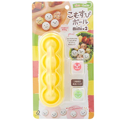 こむすび-/中/A-76738・Style:こむすび・パッケージ個数:1・セット内容: おにぎり型x1 海苔パンチ2種類x各1・材質: おにぎり型/ポリプロピレン(耐熱120℃)、海苔パンチ/ABS樹脂、亜鉛合金・生産国: 中国・サイズ: ...