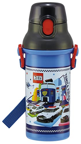 直飲みトミカ/480 ml/PSB5SANAG-A・パッケージ個数:1・サイズ:直径9.4×高さ19.6cm・素材・材質:本体・フタ・ベルト止め＝ポリプロピレン キャップ＝AS樹脂 パッキン＝シリコン樹脂 バネ・ピン＝ステンレス・生産国:日...