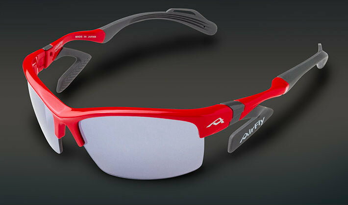 【 AirFly エアフライ AF-303-C4 RED 】 セパレートレンズタイプのAF-303。スポーティなレンズシェイプでベーシックなモデルとしてランや自転車、ゴルフや野球などとても幅広く使えるモデルです。 ▼フレーム ・フレームカラ...