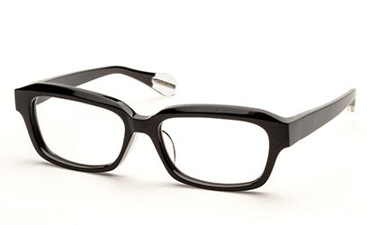 【 杉本圭 KS-113 】 (※ C-1 クリアブラック) 新バネ丁番「Hidden Hinge」を搭載し新しいコンセプトで開発されたプラスチックフレーム。フレームに内包された丁番部は、シンプルでミニマルな美しさだけでなく、フレームの変形...