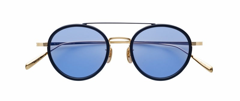 【 BJ Classic ( BJクラシック ) PREM-125-CWNT sunglass 】 ▼仕様 ・生産国:日本 made in japan ・素材:チタン / セルワッパ + 七宝 ・レンズサイズ:48mm ・ブリッジサイズ:2...