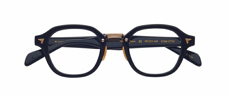 【 BJ Classic Collection COM-577N 】 ▼仕様・生産国:日本　made in japan・素材:アセテート・レンズサイズ:45mm・ブリッジサイズ:23mm・テンプルサイズ:148mm ▼フレームカラー・C-1...