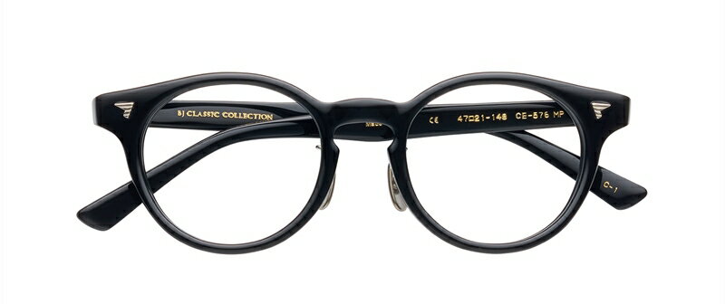 【 BJ Classic Collection (BJクラシックコレクション) CE-576MP 】 ▼仕様・生産国:日本 made in japan・素材:フロント・テンプル/セルロイド、ノーズパッド/チタン・レンズサイズ:47mm・ブリ...