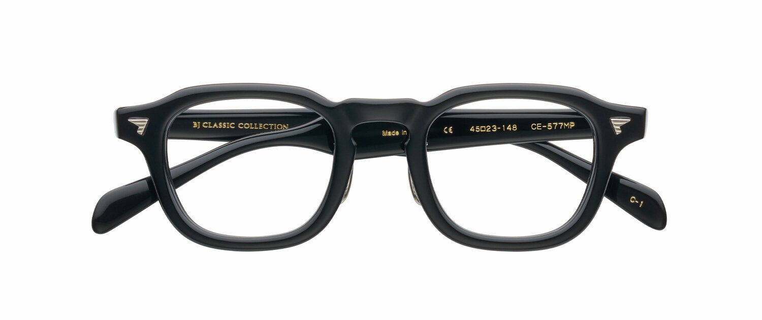 【 BJ Classic Collection (BJクラシックコレクション) CE-577MP】 ▼仕様・生産国:日本 made in japan・素材:フロント・テンプル/セルロイド、ノーズパッド/チタン・レンズサイズ:45mm・ブリッ...