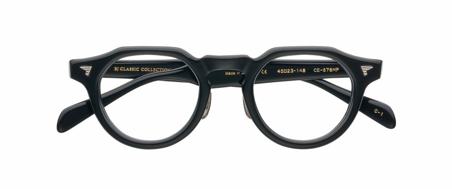 【 BJ Classic Collection (BJクラシックコレクション) CE-578MP】 ▼仕様・生産国:日本 made in japan・素材:フロント・テンプル/セルロイド、ノーズパッド/チタン・レンズサイズ:45mm・ブリッ...