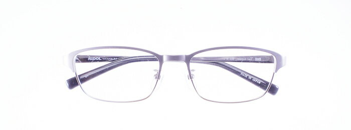 【 RIDOL TITANIUM (リドル チタニウム) R-209】 レンズ上部のブロウパーツを細目にデザインし、見た目と重量的にも重くなり過ぎず、同時にメタルの質感も感じられるフルメタルブロウモデル。ブロウパーツは剛性確保の為厚さ2.0...