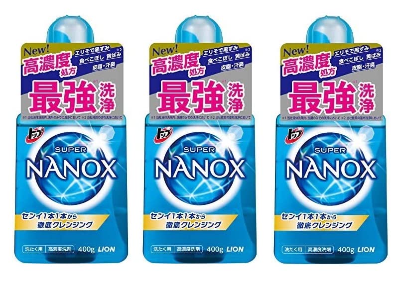 400G × 3点・トップスーパーNANOX 本体 400g × 3個セットトップスーパーNANOX 本体 400g × 3個セット