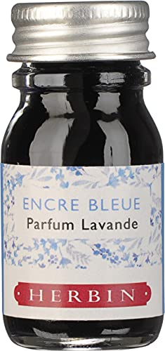 香り付きインク・ラベンダーブルー 10ml 13710ST・容量：10ml・ガラスボトル入り・吸入式万年筆、つけペン用説明 香りを放つインク。 言葉を選びながらその都度、インク瓶に浸してゆっくりとお便りをしたためる間、香りが心地よく漂います...