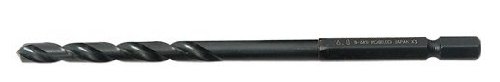 ・ 3.6mm B-6KD・・Size:3.6mm・刃径(mm)：3.6 シャンク径(mm)：6.35 溝長(mm)：38 全長(mm)：103・高速度鋼（HSS）商品の説明 ●鉄（一般鋼）への穴あけに。●【用途】●鉄鋼・軽合金・アルミ・木...