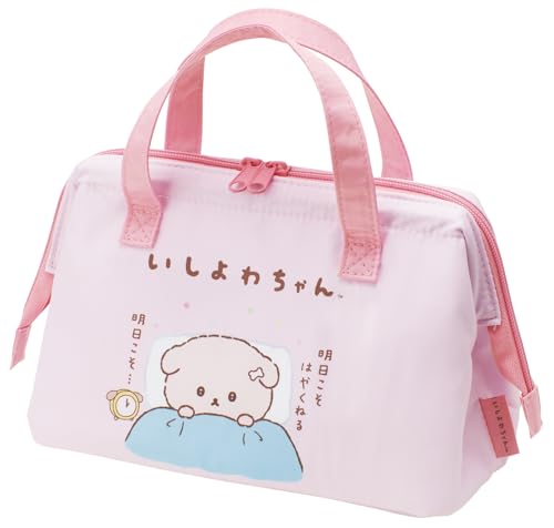 いしよわちゃん/-/KGA1-69235・パッケージ個数:1・サイズ：横22×高16×マチ幅11.5cm、持ち手：7cm・材質：ポリエステル、裏地：アルミ蒸着フィルム・原産国：中国便利でかわいいがま口ランチバッグ。 内側は保冷に優れているア...