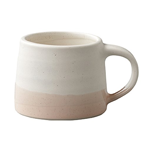 洋食器ホワイト×ピンクベージュ/110ml/20750・Color:ホワイト×ピンクベージュSize:110ml・パッケージ個数:1・サイズ:φ60xH55xW90mm/110ml・素材:磁器・原産国:日本・電子レンジ、食器洗浄機、乾燥機:...