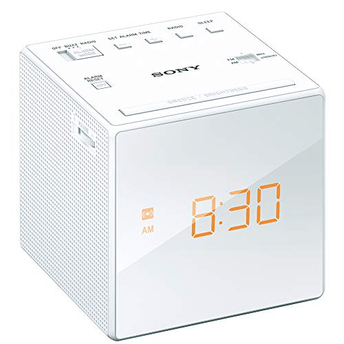 モダンホワイト/-/ICF-C1 W・Color:ホワイトPatternName:単品・パッケージ個数:1・受信周波数FM:76MHz - 108MHz・受信周波数AM:531kHz - 1 620kHz・スピーカー径:約6.6cm・スピー...