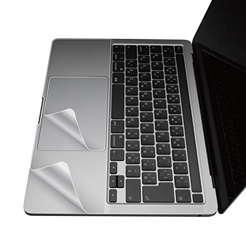 プロテクターフィルム単品無色/MacBook Pro 13インチ(2020)/PKT-MB03・Size:MacBook Pro 13インチ(2020)Style:プロテクターフィルム単品・パッケージ個数:1・トラックパッドとパ-ムレスト部...