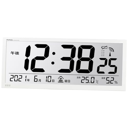 大型デジタル電波ホワイト/(約)高さ22.6×幅55.1×奥行き3.0cm/W-780 WH-Z・Color:ホワイト・パッケージ個数:1・本体サイズ：(約)高さ22.6×幅55.1×奥行き3.0cm・本体重量：(約)1400g・機能・仕様...
