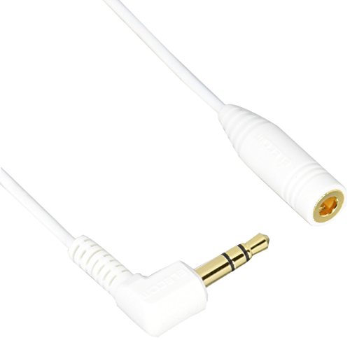ホワイト/1m/EHP-CT23G/10WH・Color:ホワイトSize:1m・パッケージ個数:1・色:ホワイト・金メッキピン・ヘッドホン専用の延長コード・ポータブルプレーヤー接続に適する1.0m延長タイプ・高純度OFC線採用で高音質をそ...