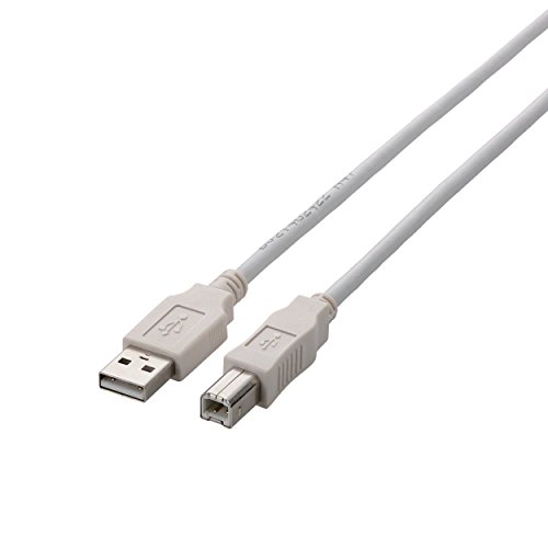 スタンダードホワイト/5m/U2C-BN50WH・Size:5mStyle:スタンダードColor:ホワイト・パッケージ個数:1・USB[A]のインターフェイスを持つパソコンやUSBハブに、USB[B]のインターフェイスを持つプリンタや外付...