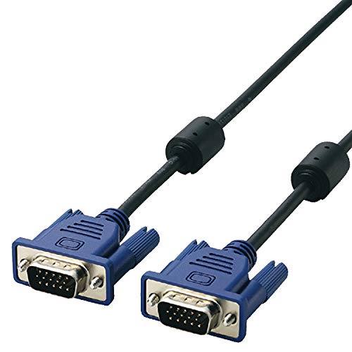 CAC-10BK/RSブラック/1m/CAC-10BK/RS・Size:1m・パッケージ個数:1・詳しくは「商品の仕様」「商品の説明」をご確認ください。・高周波ノイズを吸収する効果があるフェライトコアを両端に採用しています。・D-Sub15...