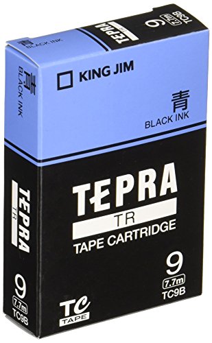 ブルー/9mm/TC9B・Size:9mmColor:ブルー・パッケージ個数:1・メーカー型番:TC9B・長さ:8m・幅:9mm・ラベル:青「テプラ」TRシリーズ専用のテープカートリッジです。