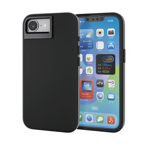 ブラック/-/PM-A25SHVSCSTBK・Color:ブラックPatternName:1)単品・パッケージ個数:1・【対応機種】iPhone 17e/16e・磁力装着タイプのワイヤレス充電器に対応した“MAGKEEP”シリーズ。3層構造...