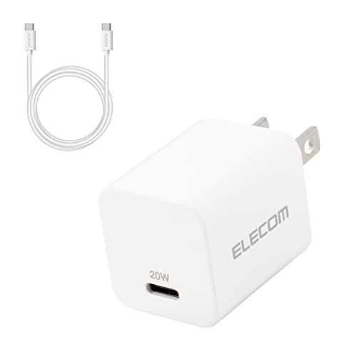 充電器+Type-Cケーブル・ホワイト EC-AC17WH・・Style:充電器+Type-Cケーブル・USB Power Deliveryに対応したUSB Type-C(TM)(USB-C(TM))ポートを搭載し、対応するスマートフォン、...