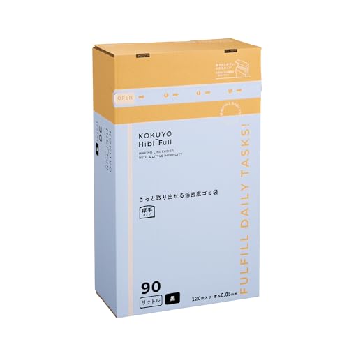 低密度・黒/90L/KHF-GL262D・Color:低密度・黒Size:90L・パッケージ個数:1・大きなフタ式の箱パッケージで、さっと取り出せる低密度ゴミ袋。厚手タイプなので丈夫で破れにくい。・【枚数】 120枚・【仕様】 BOXタイプ...