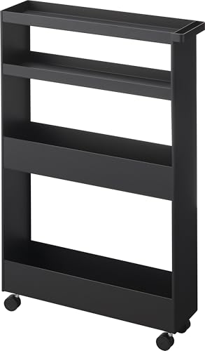 ブラック/W13×D48×H80.5cm(キャスター含む)/1806-P・パッケージ個数:1・販売元、発送元が日本国外の場合、コピー品の恐れがありますのでご注意ください。・商品サイズ：W13×D48×H80.5cm(キャスター含む)　　?商...