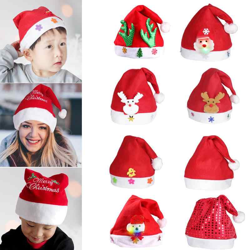 光る 子供の クリスマス 帽子の パーティー 装飾 クリスマス 帽子 クリスマス プレゼント 普通の クリスマス 帽子り貨物番号: 12050材質: 布特許の供給源ですか: いいえブランド: 軒妙仕様: 子供用普通のクリスマスキャップ,大人...