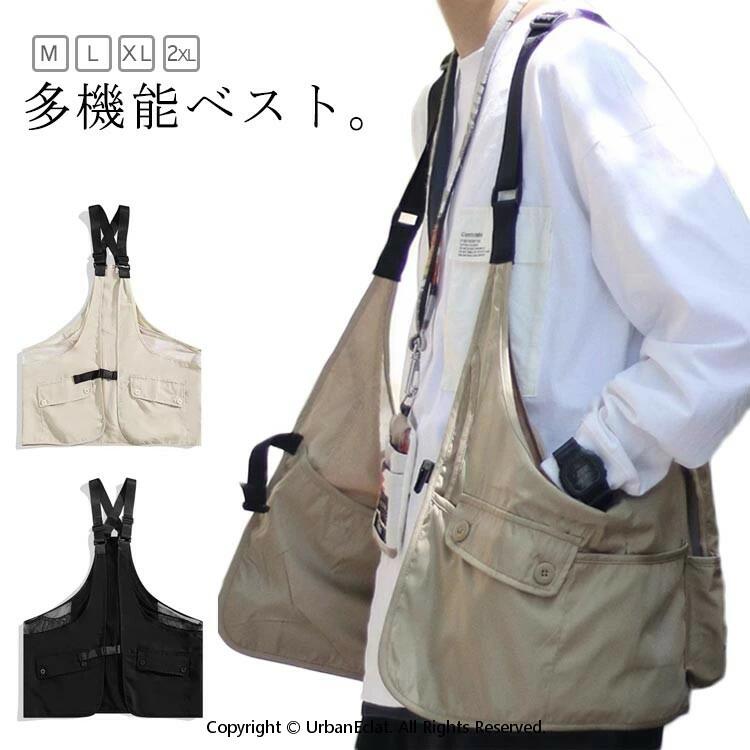 M-2XL！多機能ベスト。釣りやキャンプといったアウトドアや作業時にびったり！ファツションとして身につけてもおしゃれなベストです。アウトドアなシーンだけでなく、日常生活にもオススメ。カジュアルウェアの重ね着に1着あると重宝する多機能ベスト！...