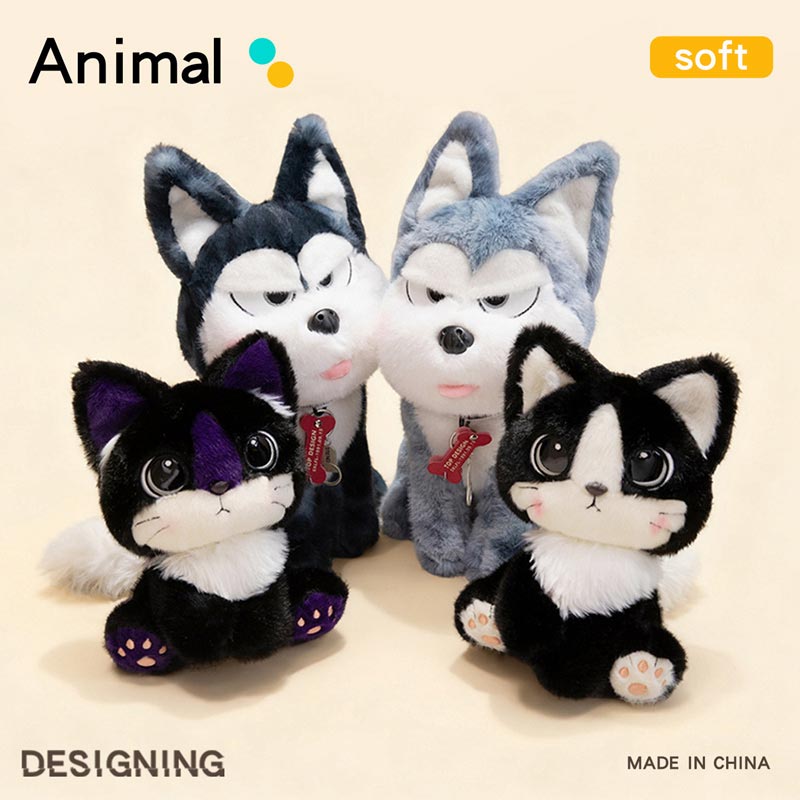 商品情報キーワードぬいぐるみ いぬ 犬 DOG ねこ 猫 CAT 手触りふわふわ かわいい 動物ぬいぐるみ アニマル 抱き枕 もこもこ おもちゃ 置物 贈り物 ギフト 子供 彼女へ 誕生日 プレゼント 25cm 35cm素材ポリエステル/P...