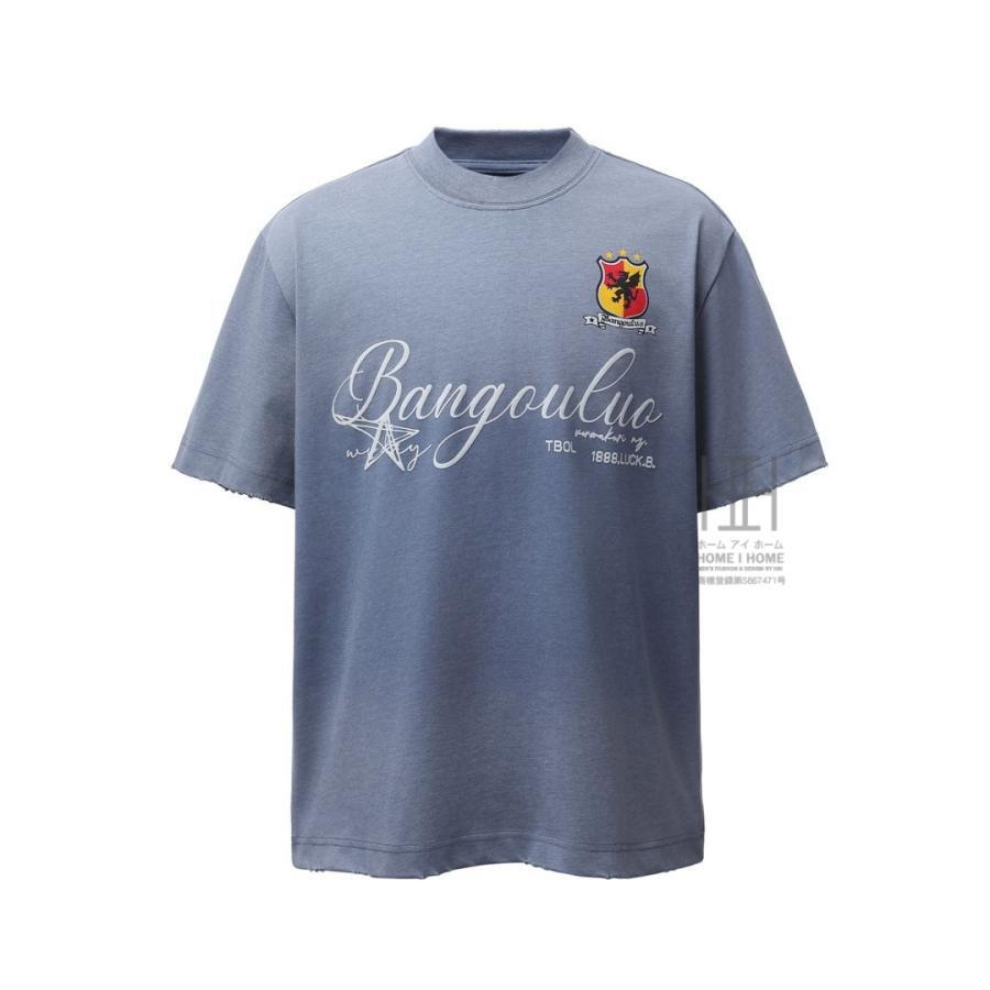 tシャツ カットソー メンズ ユニセックス レディース 半袖Tシャツ クルーネック アメカジ ヴィンテージ ウォッシュ加工 エンブレム ワッペンプリント プリントtシャツ 英文字 織りテープ オーバーサイズ ビッグシルエット ゆったり ドロ...