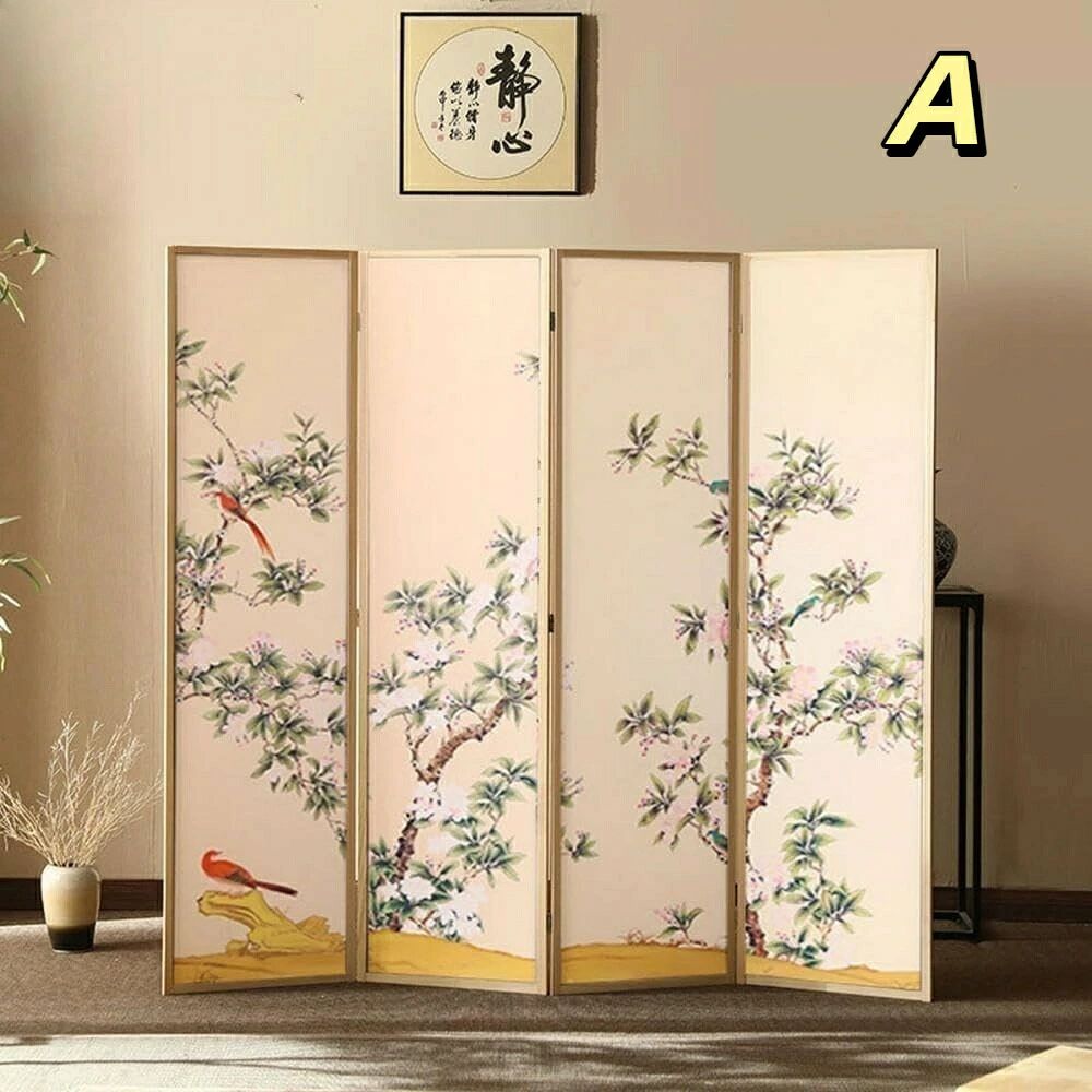 ? 折り畳み屏風の多用途性：新しいデザインの折り畳み屏風は、180×50cmと200×50cmの2つのサイズが選べます。和室や洋室どちらにも違和感なくマッチし、部屋の雰囲気を変えることができます。古めかしい雰囲気を演出し、部屋の印象を一新し...