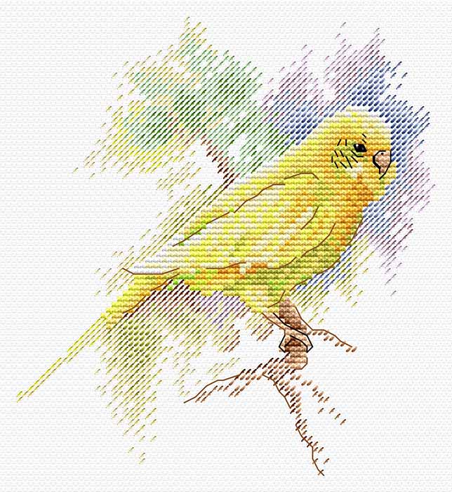 MPスタジオ、【ファイアバードMシリーズ】のクロスステッチ刺繍キットです。 MPスタジオはロシアのメーカーです。 ■サイズ：15 × 14 センチ（余白を含む） ■キット内容 ・刺繍糸 ・刺繍布(無地) 　アイーダ14カウント（1センチに5...