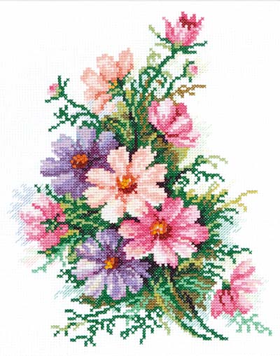 Magic Needle のクロスステッチ刺繍キットです。 刺繍布は Zweigart 、刺繍糸はGammaを使用しています。 ■ステッチ部分のサイズ：18 × 24 センチ ■キット内容 ・刺繍糸（Gamma） ・刺繍布：無地（Zweig...