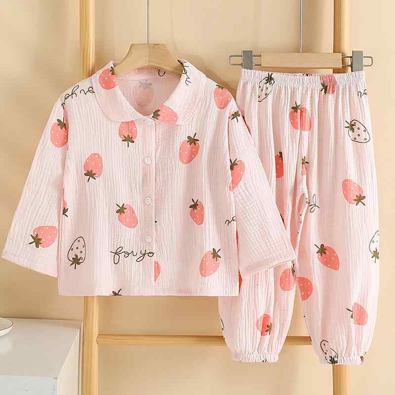 ・カテゴリ: キッズルームウェア・スタイル: カジュアル・主な素材: 綿100%・生地名: ガーゼ・厚さ: 薄手・柄: 動物、キャラクター・カラー展開: ブルーベア、ホワイト恐竜、イエロータイガー、ピンクストロベリー、ホワイトハート・対象年...