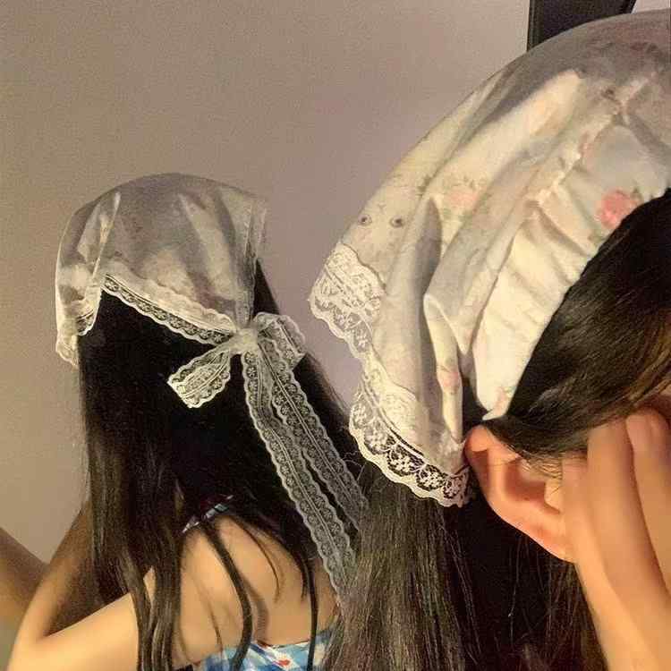 ・カテゴリ: ヘッドウェア・素材: 布・加工方法: 手作業・スタイル: エレガント・シーン: ファッション通勤・デザイン要素: バラ・カラー展開: 可愛らしい猫柄、ピンク紫花柄、ピンク緑花柄・対象: 女性