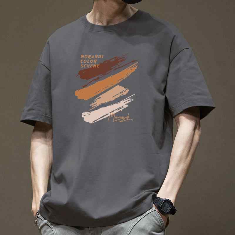 ・カテゴリ: Tシャツ・スタイル: ライトカジュアル・シルエット: ルーズフィット・対象: 成人男性・主な素材: 綿100%・柄: 文字・デザイン: プリント・加工: プリント・プリントテーマ: 中国文化・ネックライン: クルーネック・袖丈...