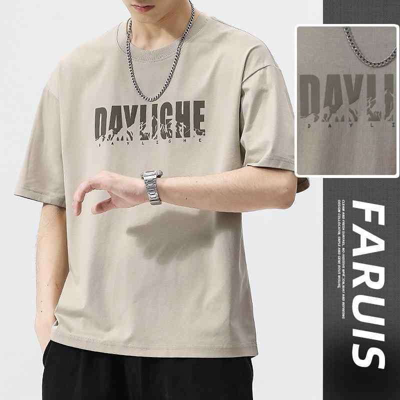 ・カテゴリ: Tシャツ、タンクトップ・主な素材: コーマ綿96%以上・性別: メンズ・対象: 成人・着用シーン: カジュアル・デザイン: 韓国風・タイプ: プルオーバー・ネックライン: クルーネック・袖丈: 半袖・袖形状: レギュラー・厚さ...