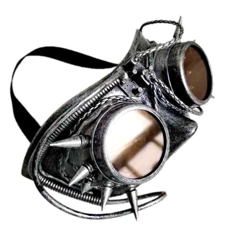 ・カテゴリ: マスク・テーマ: スチームパンク・素材: プラスチック・スタイル: ホラー・カラー展開: アンティークシルバー、アンティークゴールド・機能: DIY対応・対応イベント: クリスマス、ハロウィン、イースター、カーニバル